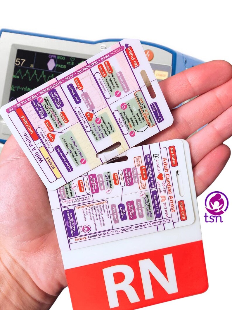 NEW ACLS Badge Buddy 2-sided Hangs Vertically and Horizontally now ...