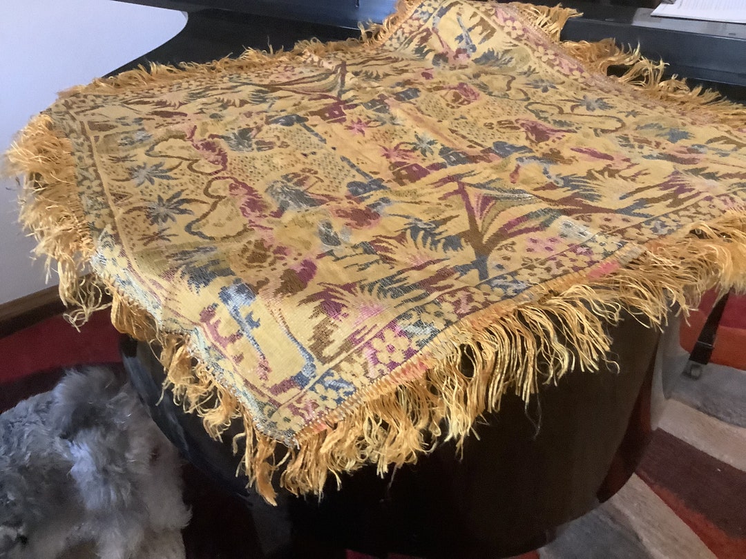 Vintage Piano Scarf or Shaw or Tapestry - Etsy