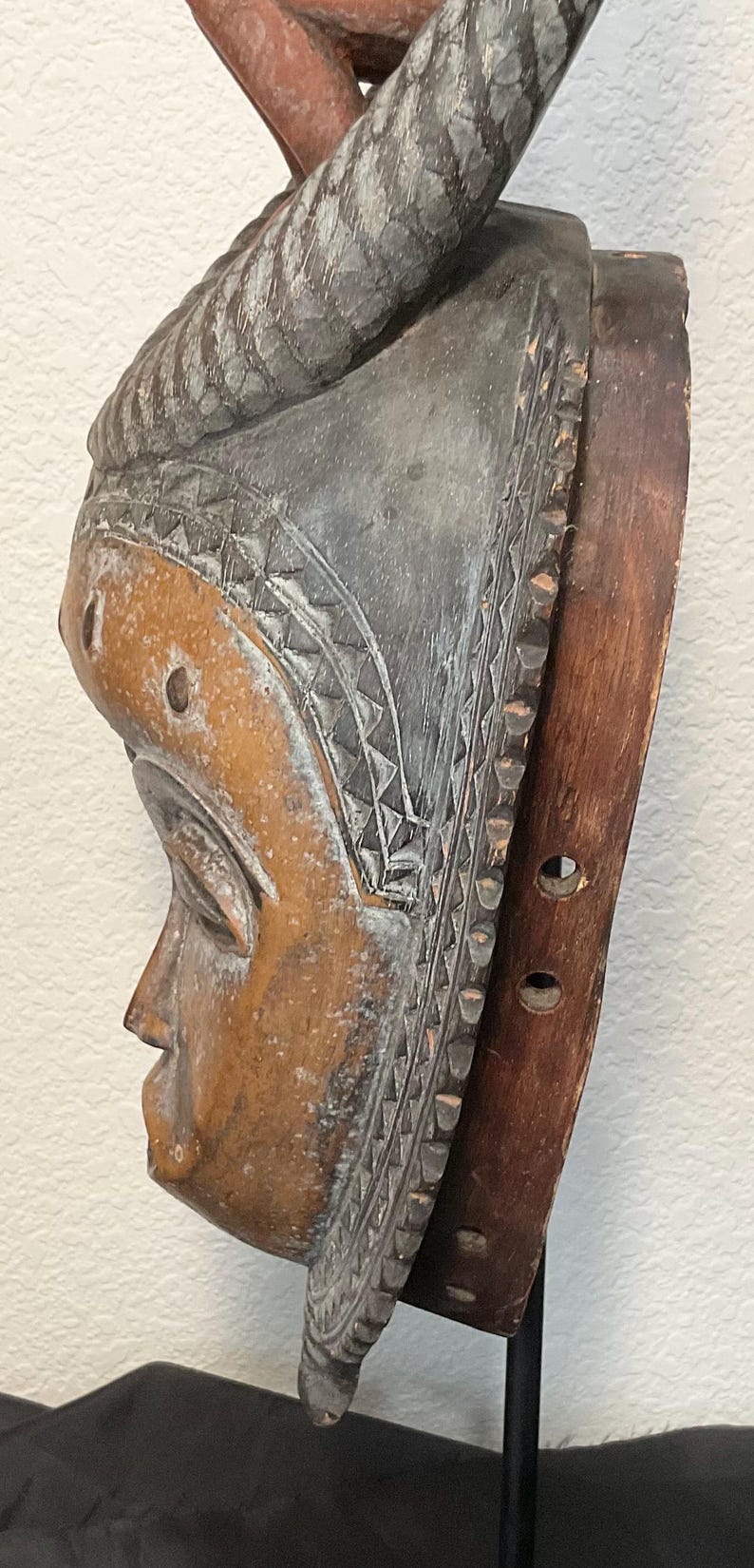 VTG Hand Carved African Guro/yaure Mask From the Ivory Coast - Etsy