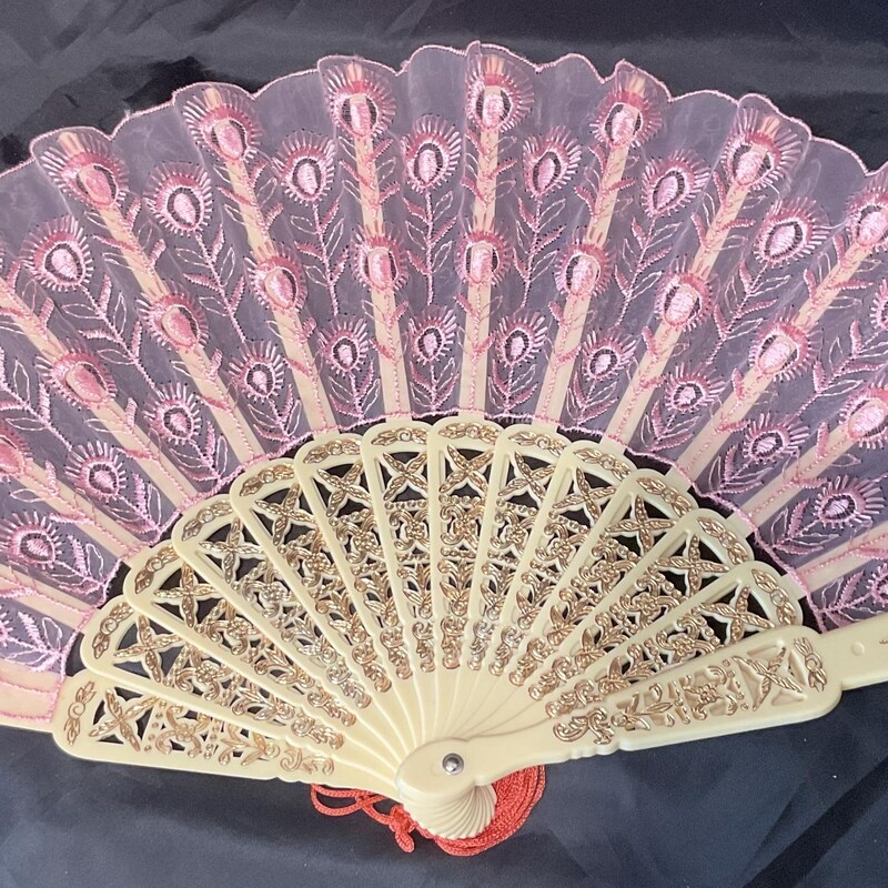Peacock Feather Fan - Etsy