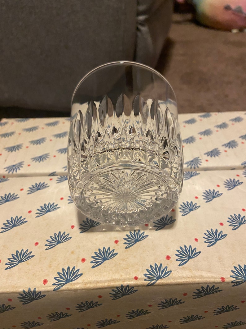 Princess House Crystal Low Ball Glasses Vintage - Etsy