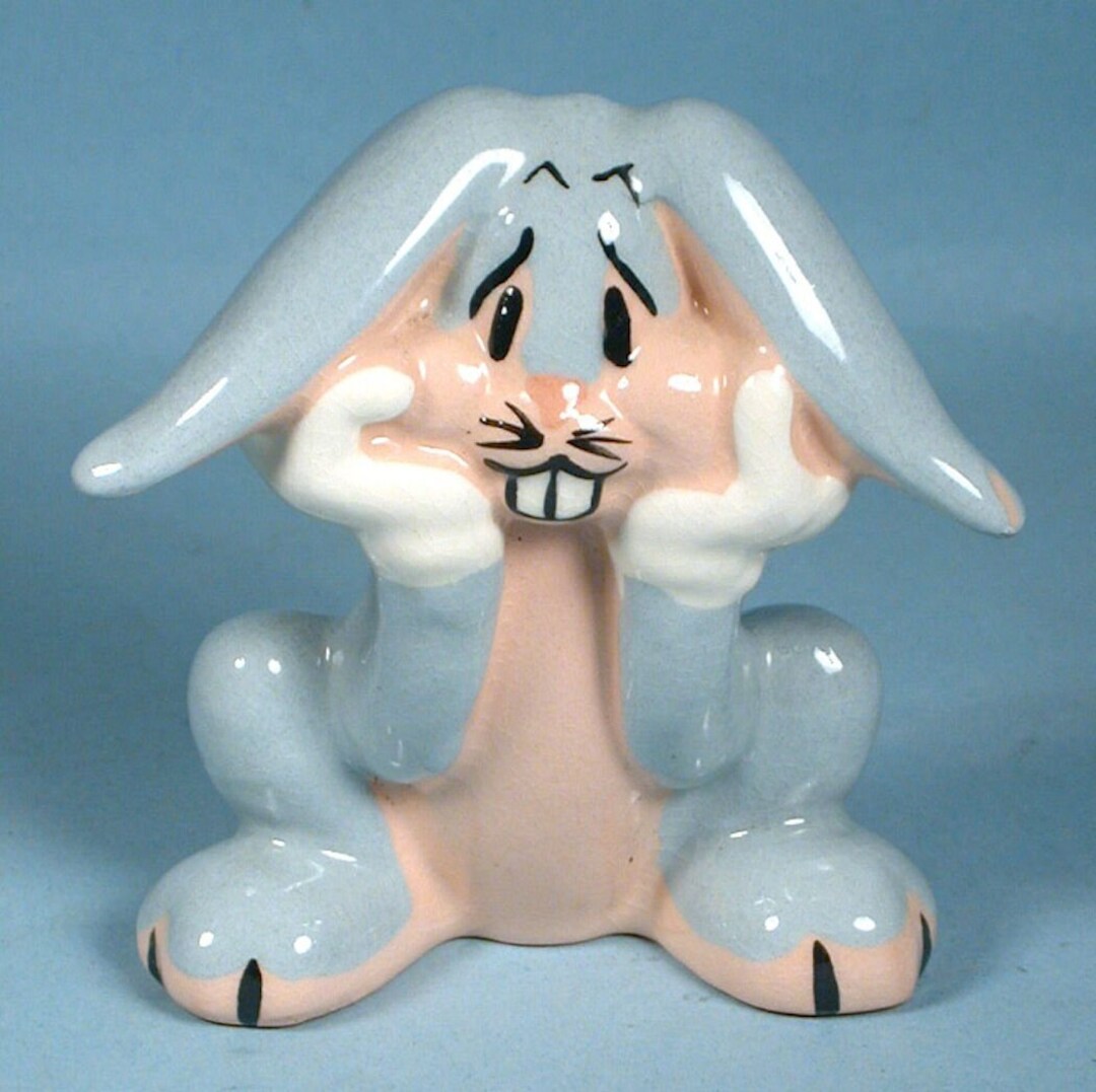 1940s Bugs Bunny Ceramic Figure Evan Shaw Warner Bros. Cartoon Looney ...
