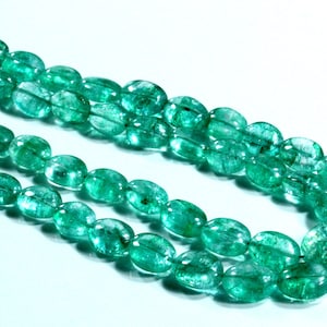 Natürliche Smaragd Oval Mani lose Perlen, Grüne Smaragd Cabochon Perlen ...