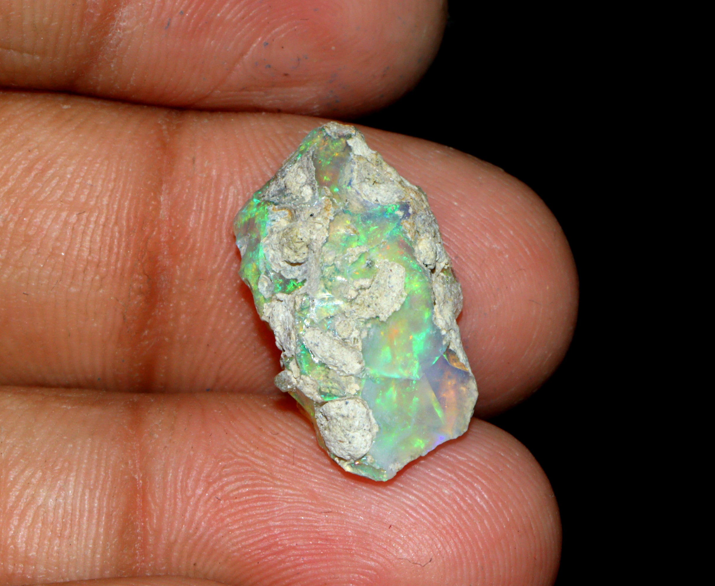 Craft Supplies & Tools Materials AAA Quality Natural Multi Fire Opal Rough Gemstone Ethiopian ...