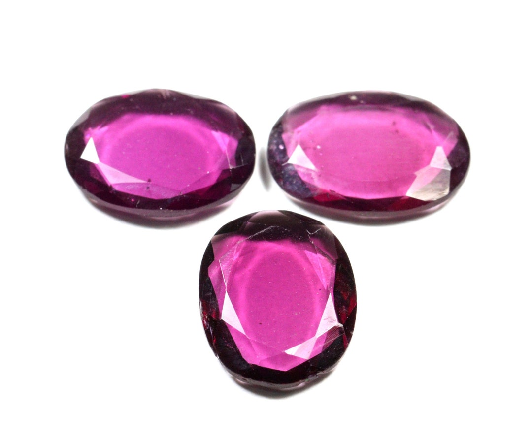 6.60Ct Naturale Mozambico Granato Gemma Pietra Granata Anello - Etsy Italia