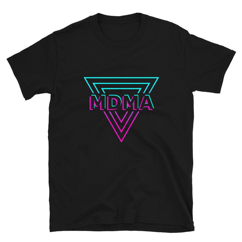 MDMA Molly Ecstasy Retro T-shirt - EDM Rave Festival Tshirt Tee Shirt ...