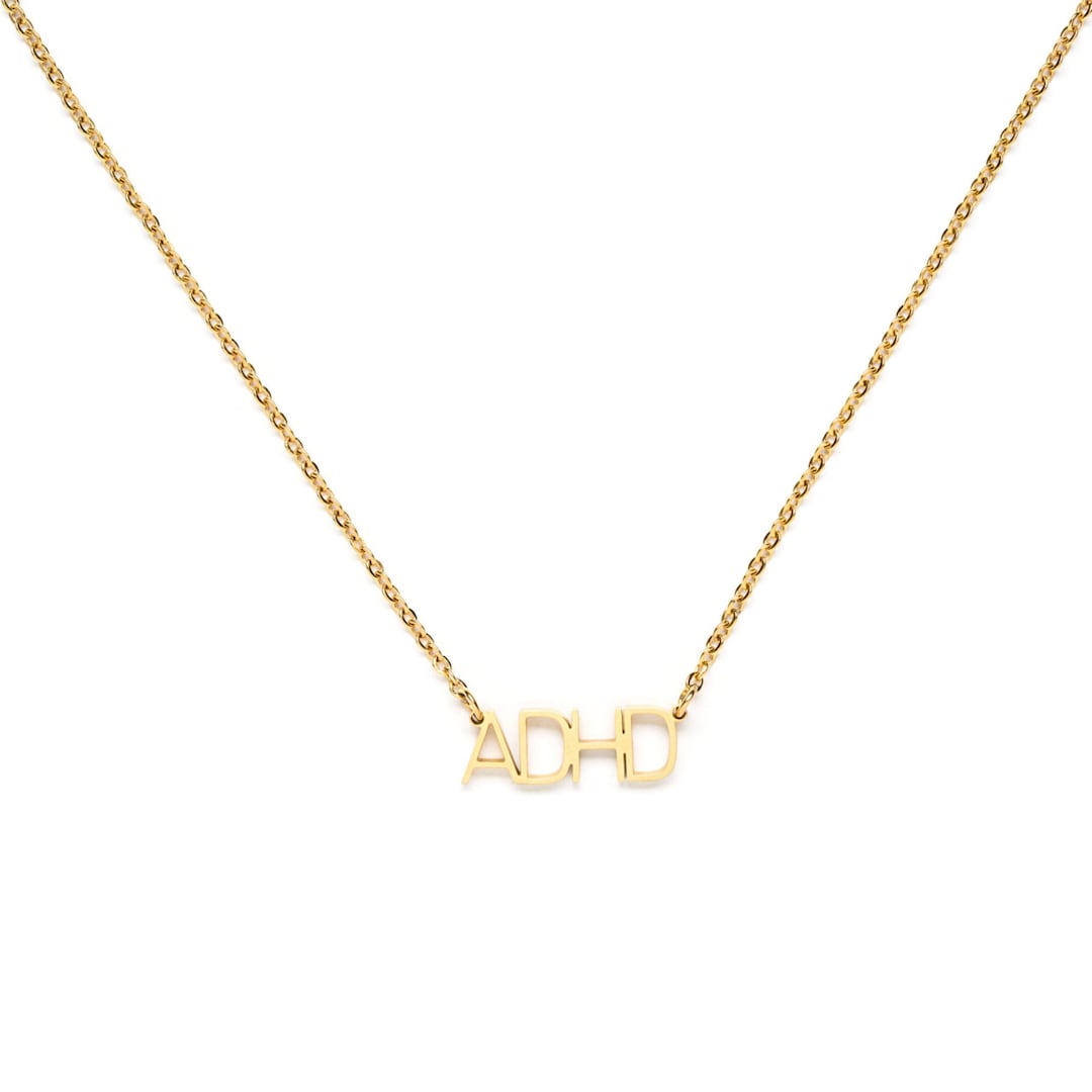 ADHD Necklace (yellow) - Etsy