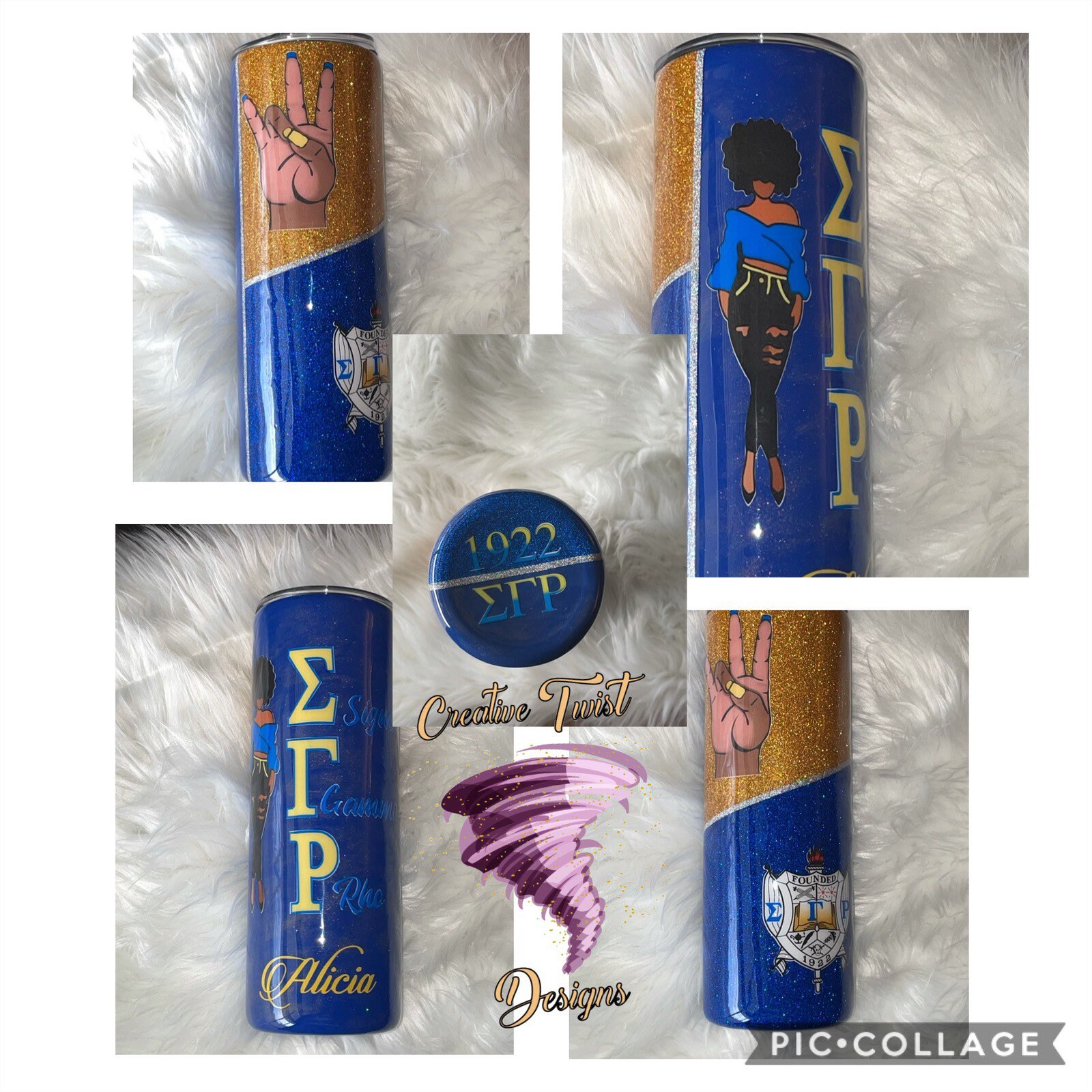 Sigma Gamma Rho SGR inspired Tumbler - Etsy
