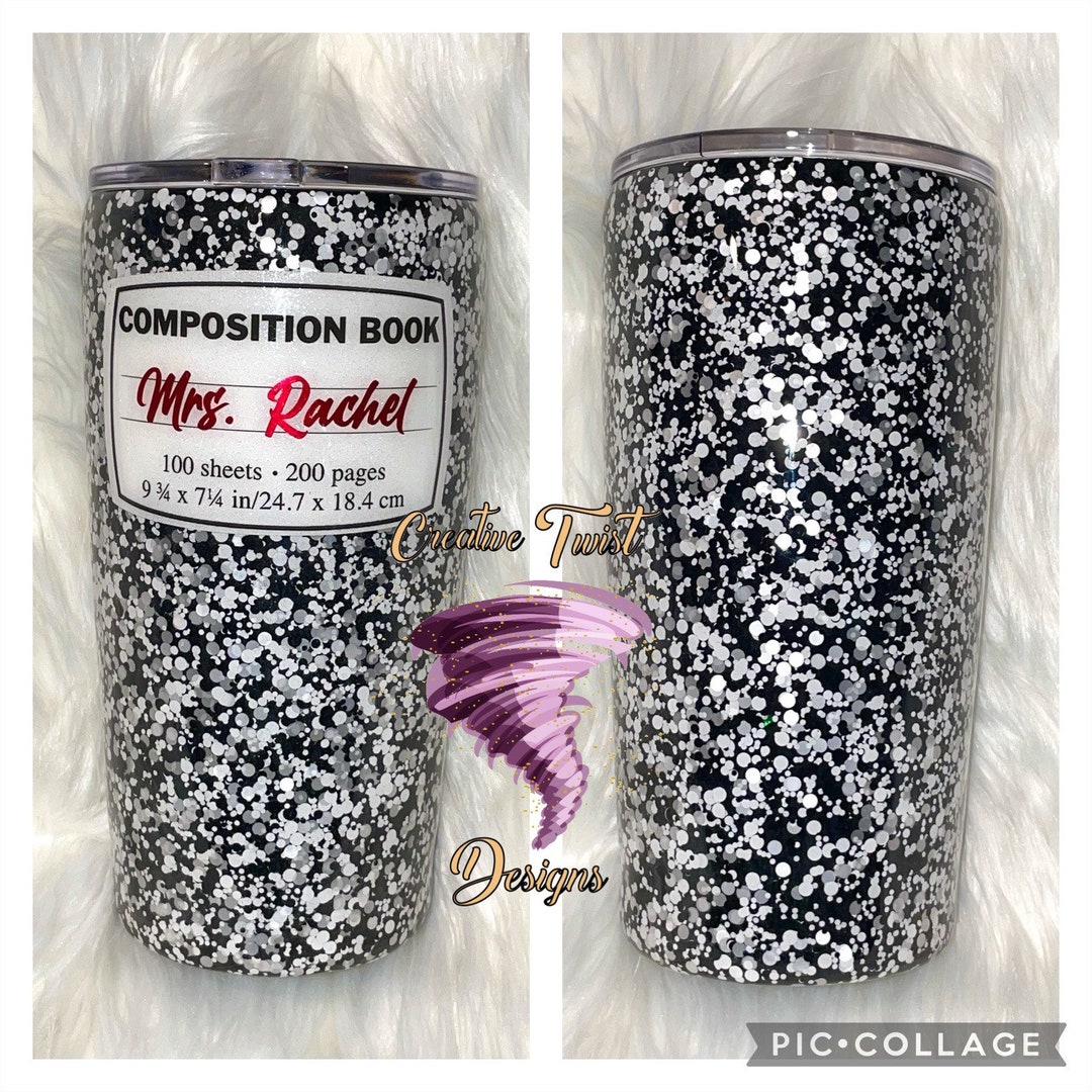 Composition Notebook Tumbler - Etsy
