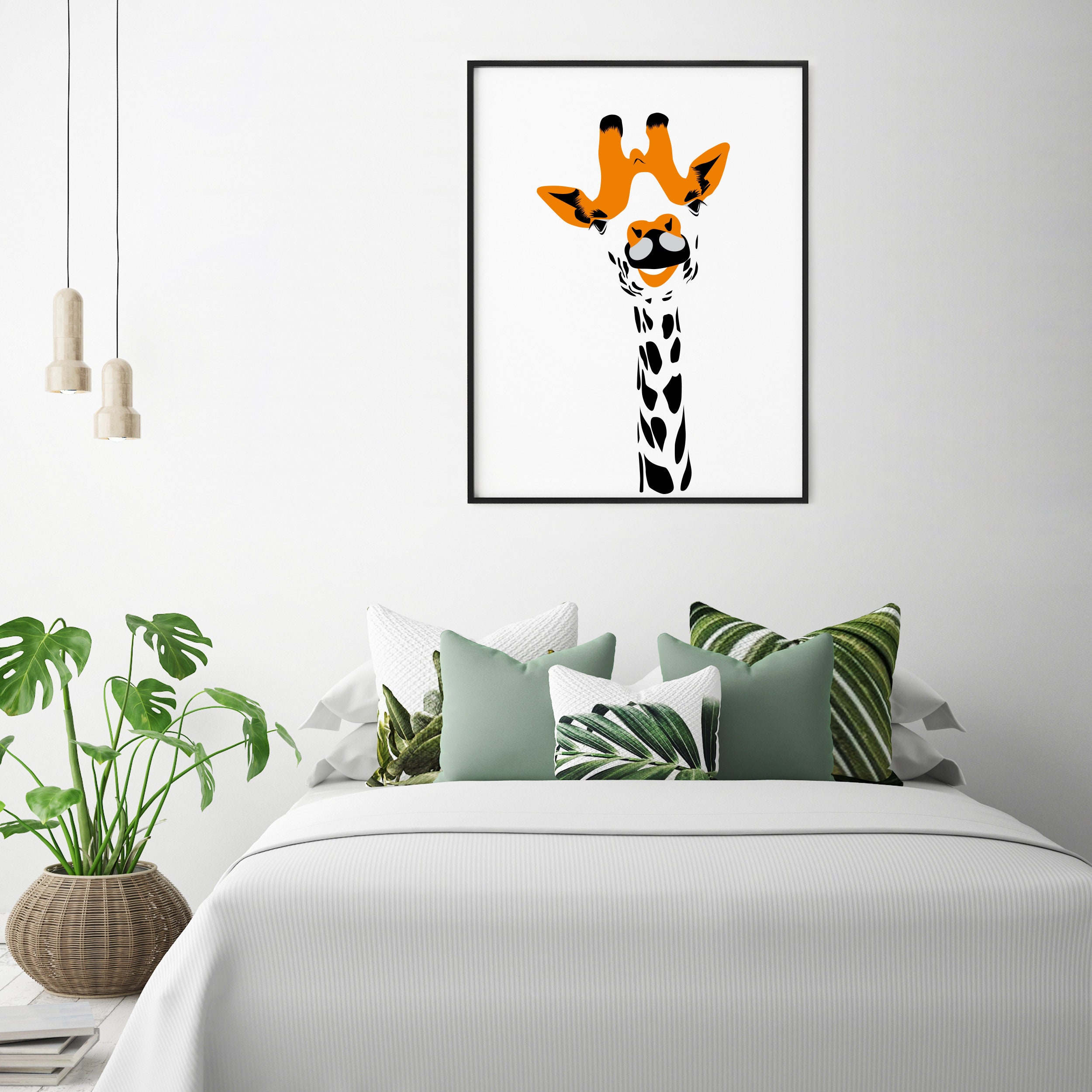 Giraffe Decoration Digital Album Cover Printable 5 Etsy