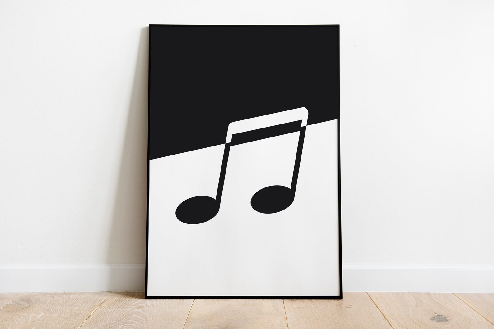 Music Notes Wall Poster Digital Pop Art Wall Print - Etsy
