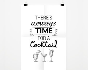 Funny Cocktail Quote - Etsy