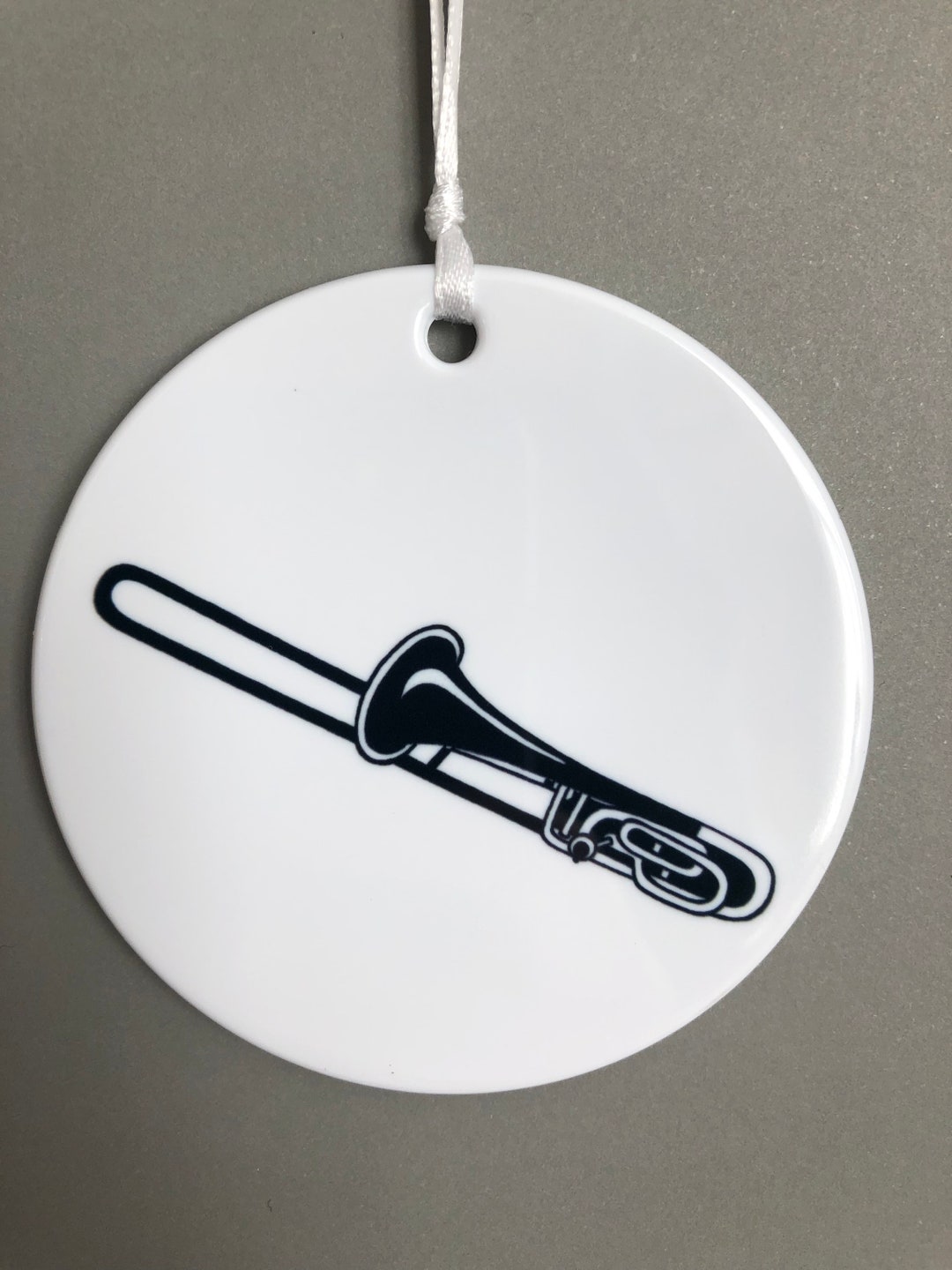 Trombone Ornament - Etsy