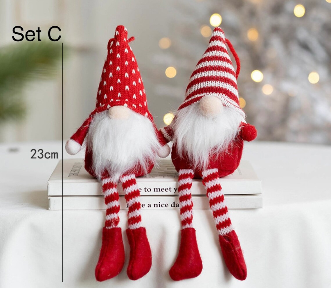 Christmas Gnome Gnomes for Home Adorable Handmade Gnomes - Etsy Canada