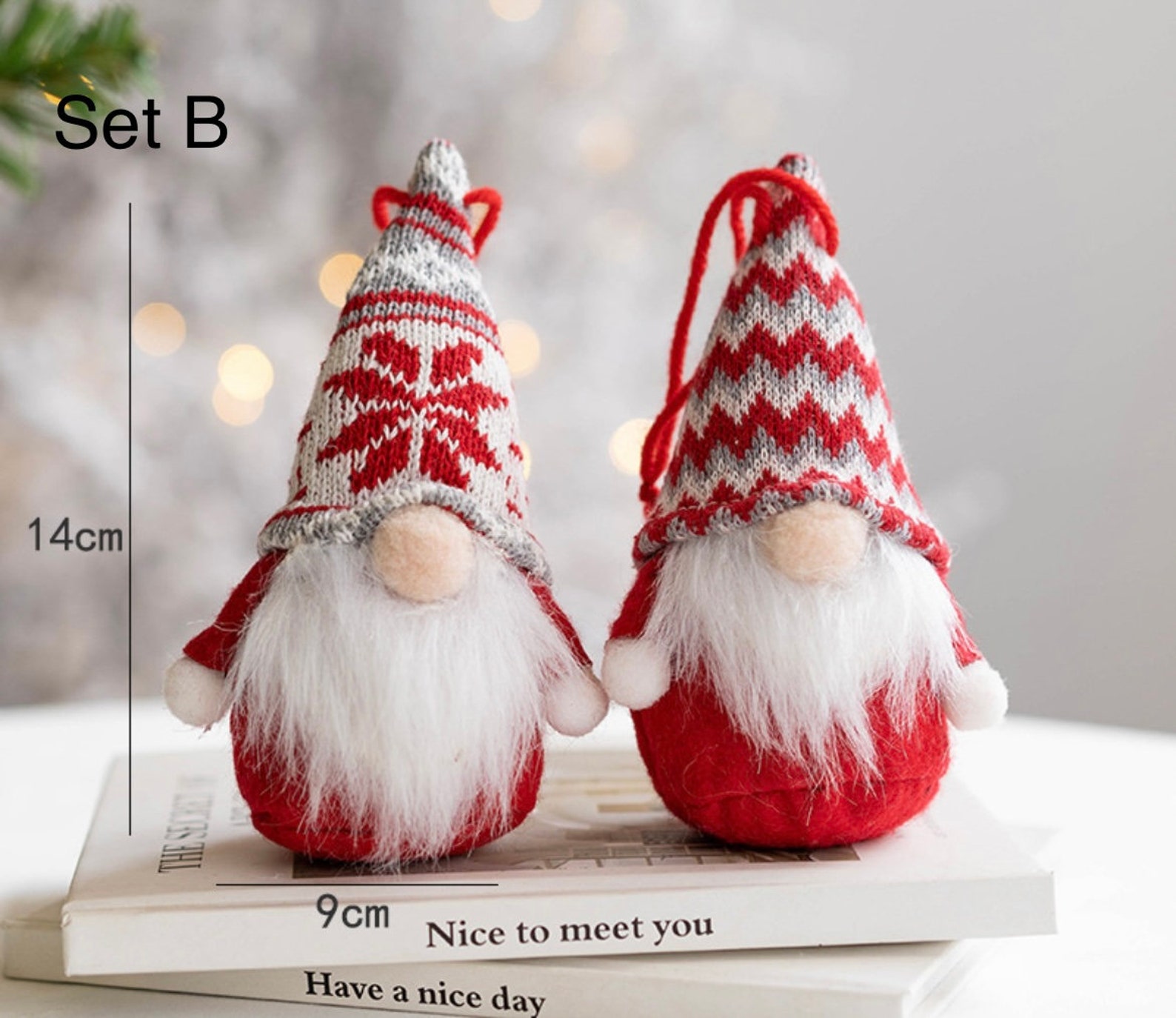 Christmas Gnome Gnomes for Home Adorable Handmade Gnomes - Etsy Canada