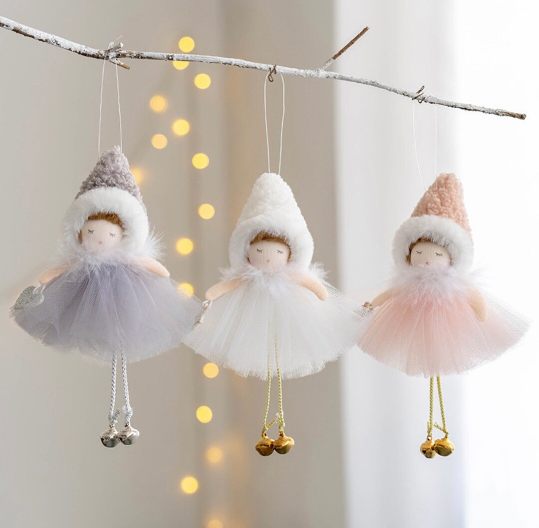 Little Christmas Fairy, Handmade Decoration. Winged Fairies Decor for ...