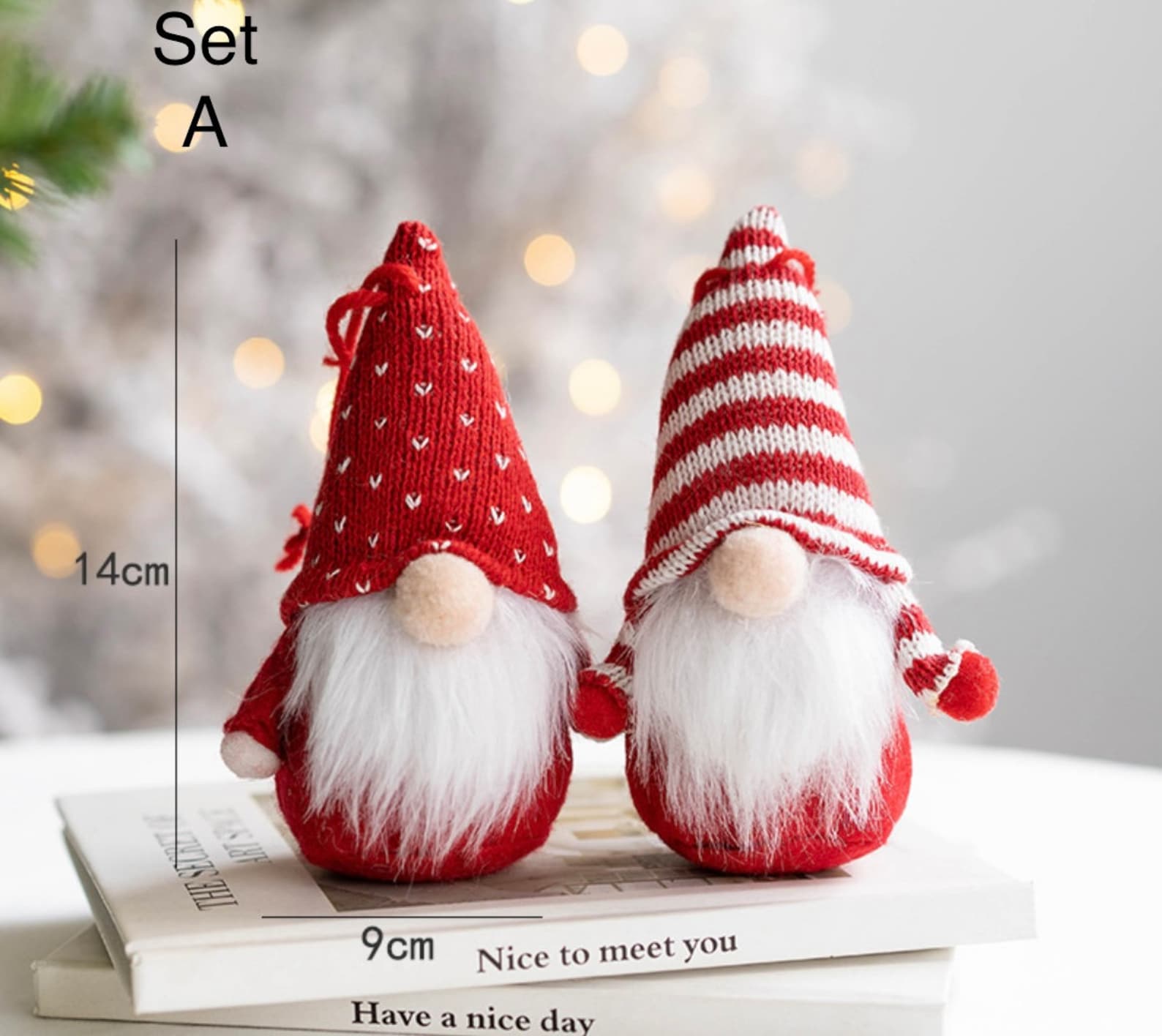 Christmas Gnome Gnomes for Home Adorable Handmade Gnomes - Etsy Canada