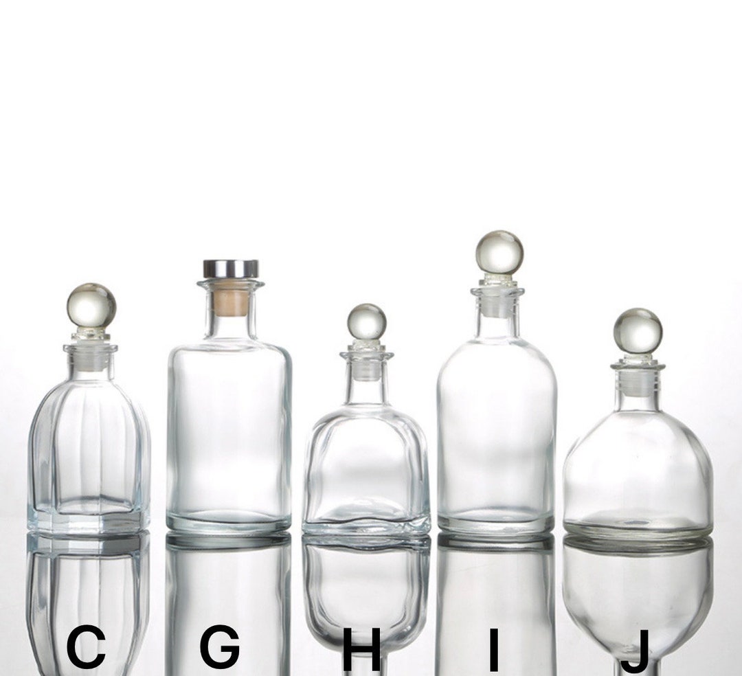 Glass Bottle Reed Diffuser 50ml 250ml in Clear Style/ Reeds/ Diffuser ...