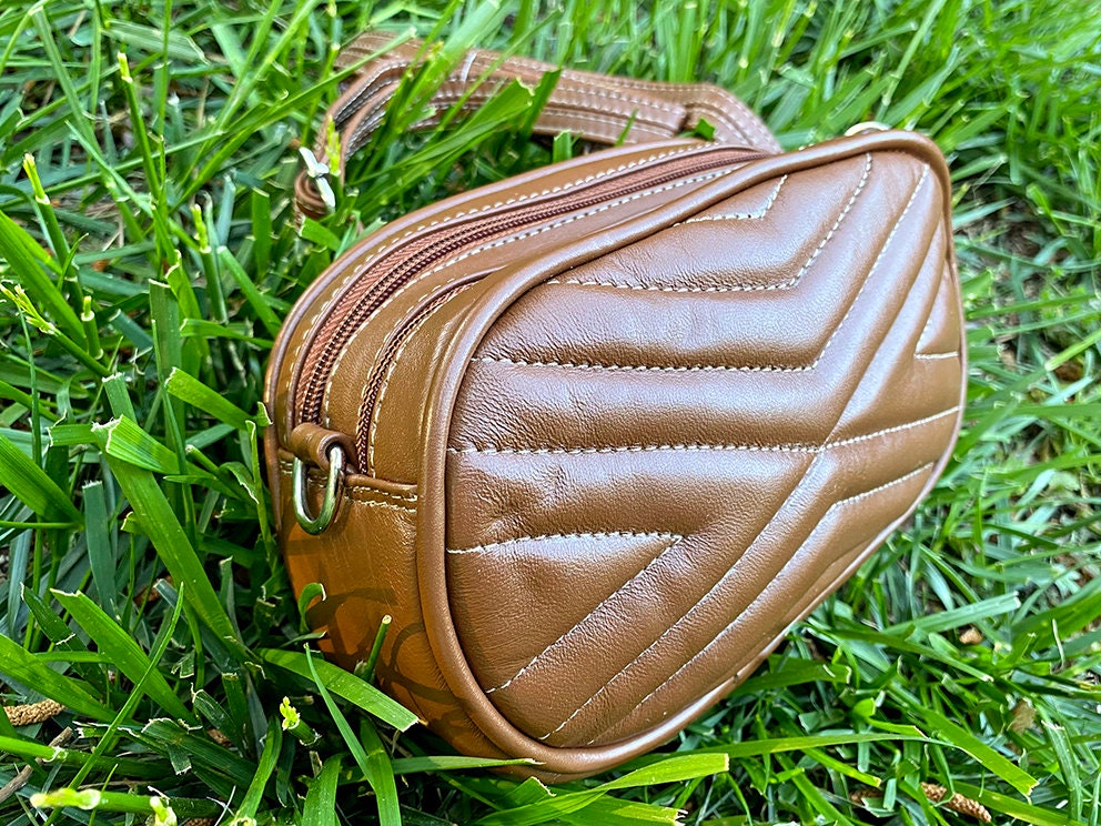 10% OFF!!! Luvi Light Brown Leather Crossbody & Bag Belt - Etsy