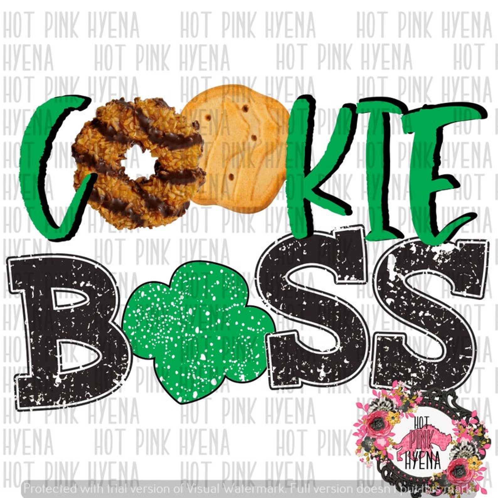 Cookie Boss Girl Scouts Sublimation Png Only Digital Etsy