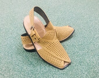 Handmade High Quality Peshawari Chappal Men Sandals | Etsy