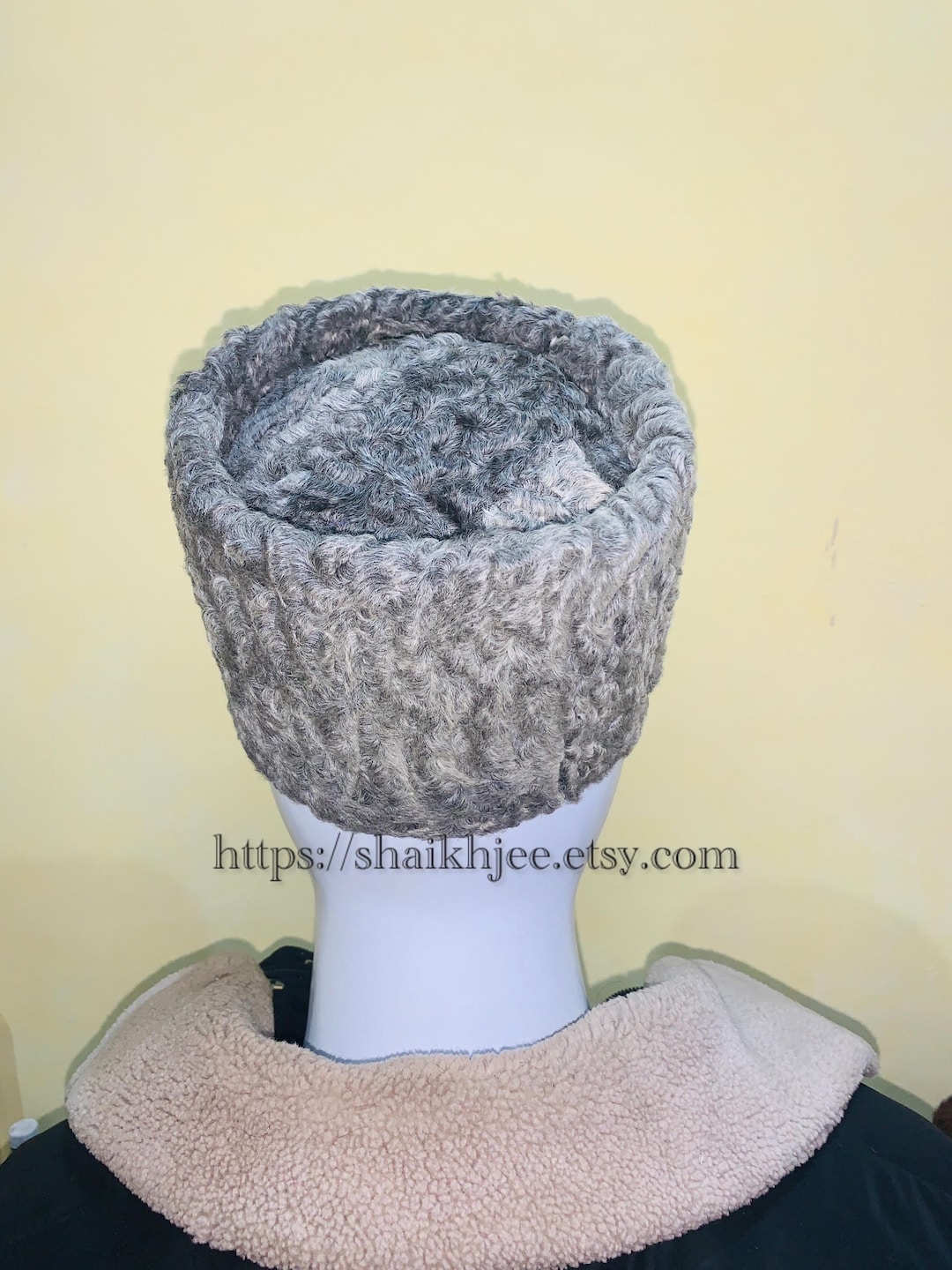 Handmade Sheep Skin Karakul PAPAKHA Hat, Caucasian Karakul Hat,lamb ...