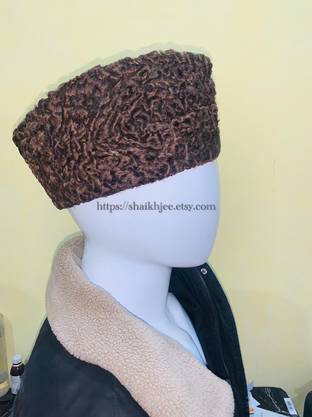 Handmade Orignal Hat Karakul Qaraqul Jinnah Cap- Sheep Hat-handamade ...
