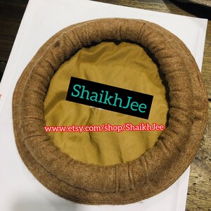 Handmade Original 100% Wool Pakol With Feather,pakul Hat- Chitrali Topi ...