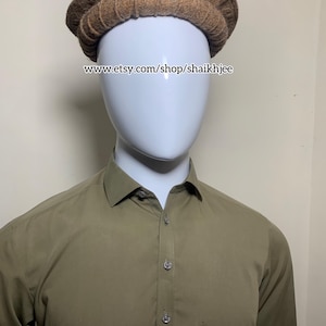 Wazirstani 100% Wool Chitrali Cap| Chitrali Topi Hat | Afghani Handamde ...