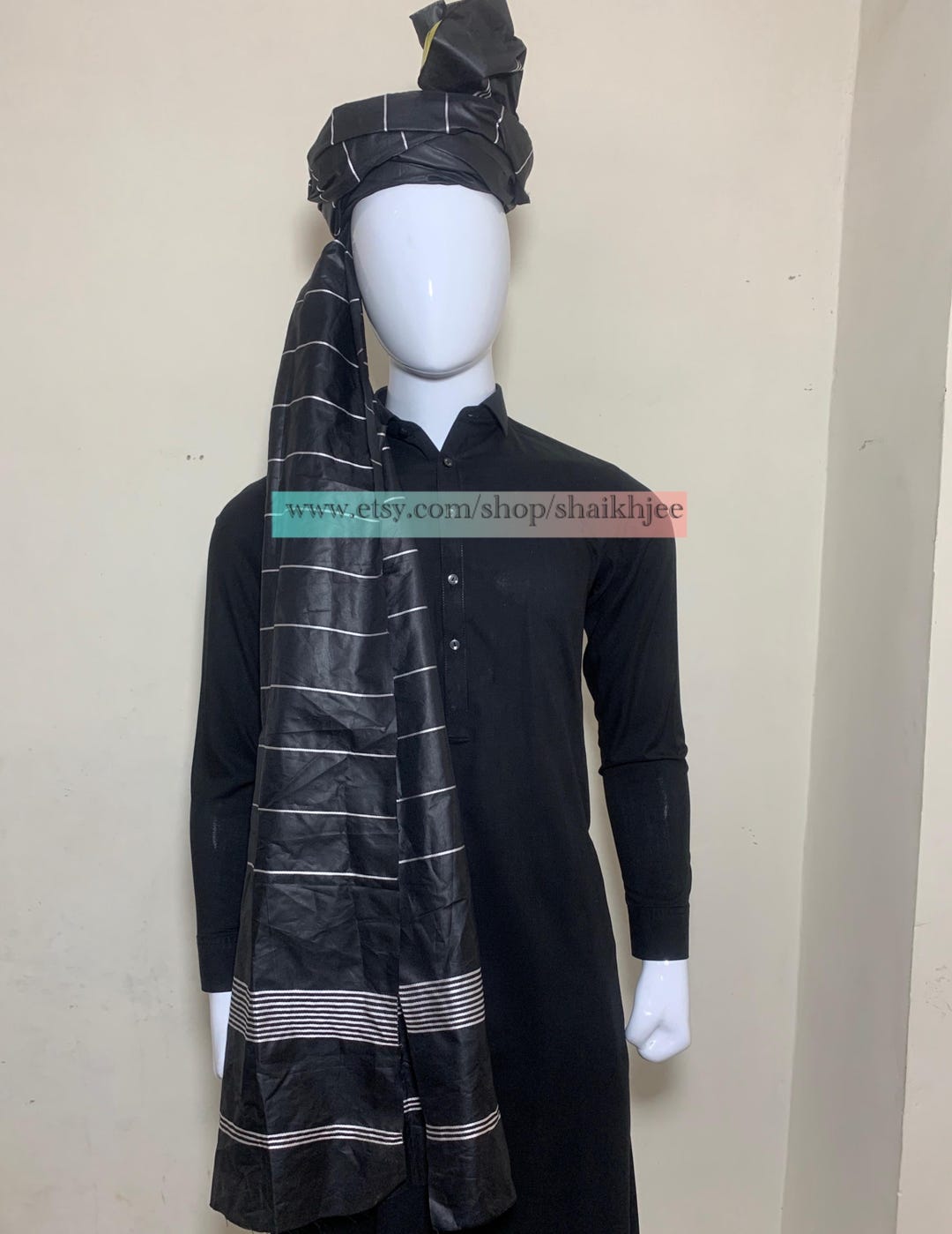 Traditional Afghani Pagri- Turban - Silk Pagri - Pakistani Lungi ...