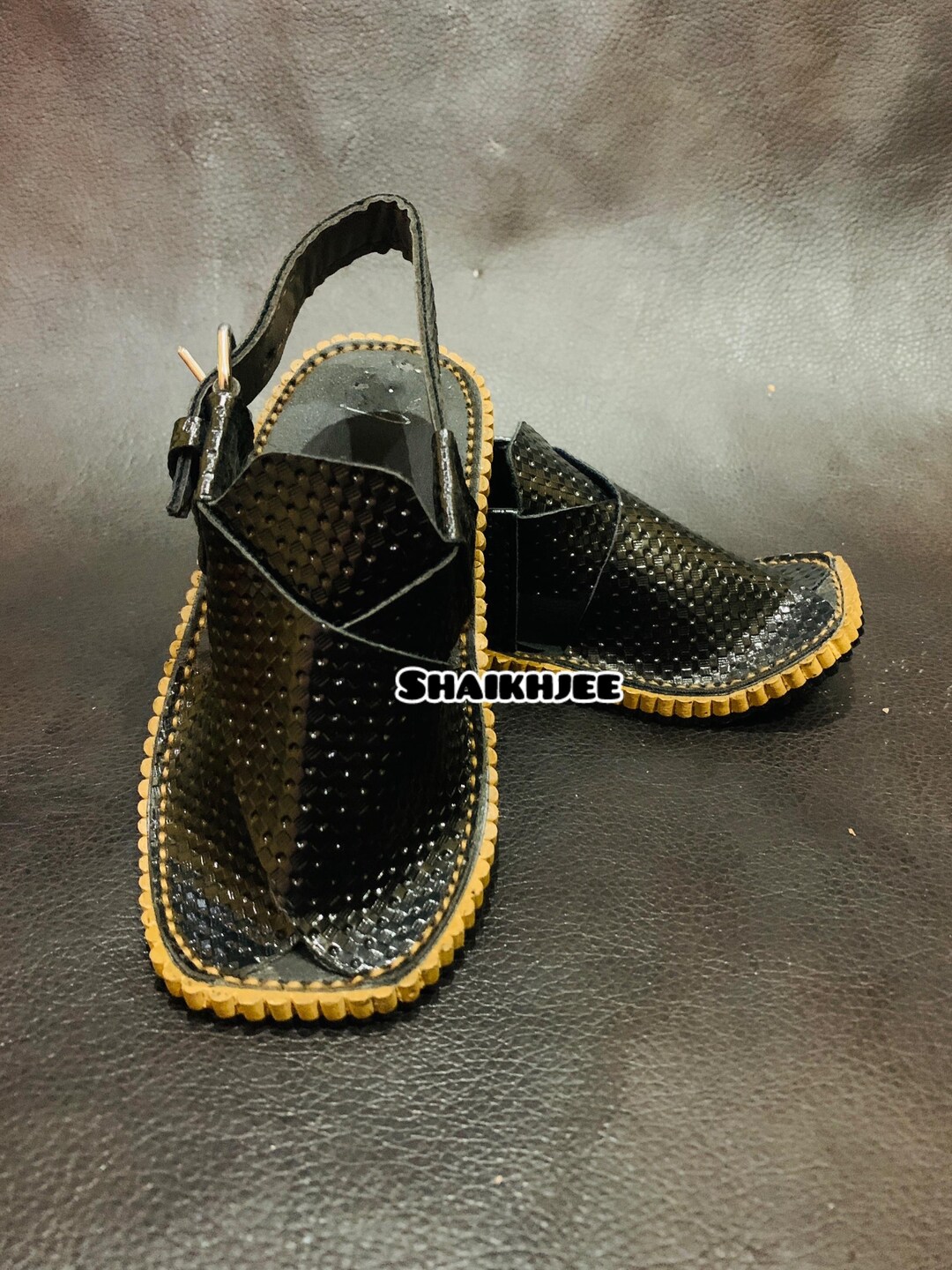 Handmade Black Peshawari Chappal for Baby Boy-toddler Sandals-baby Boy ...