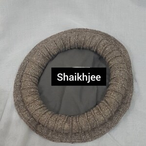 Handmade Original 100% Wool Pakol With Feather,pakul Hat- Chitrali Topi ...