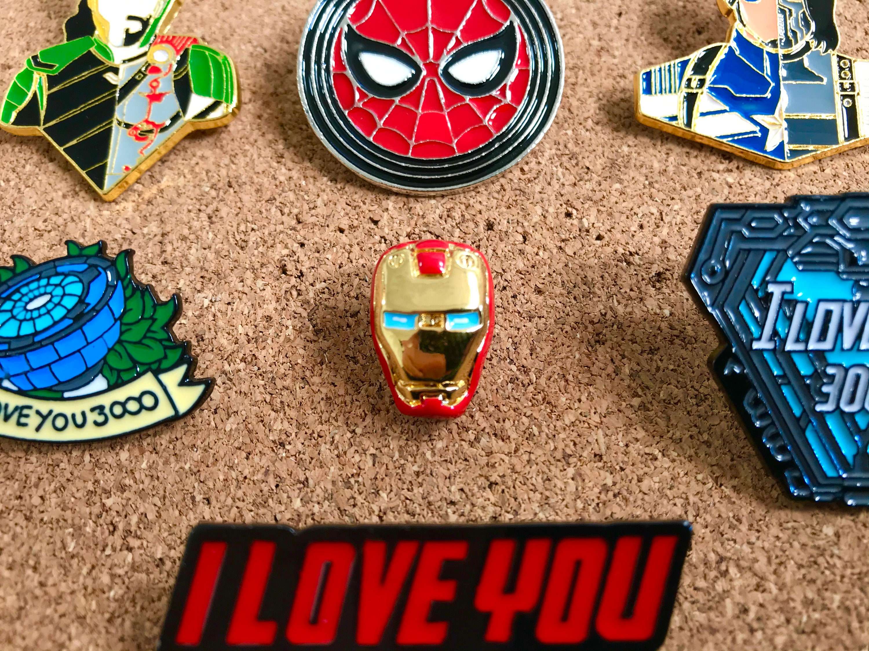 SET OF 7 Marvel Cinematic Universe MCU Enamel Pins Iron Man | Etsy