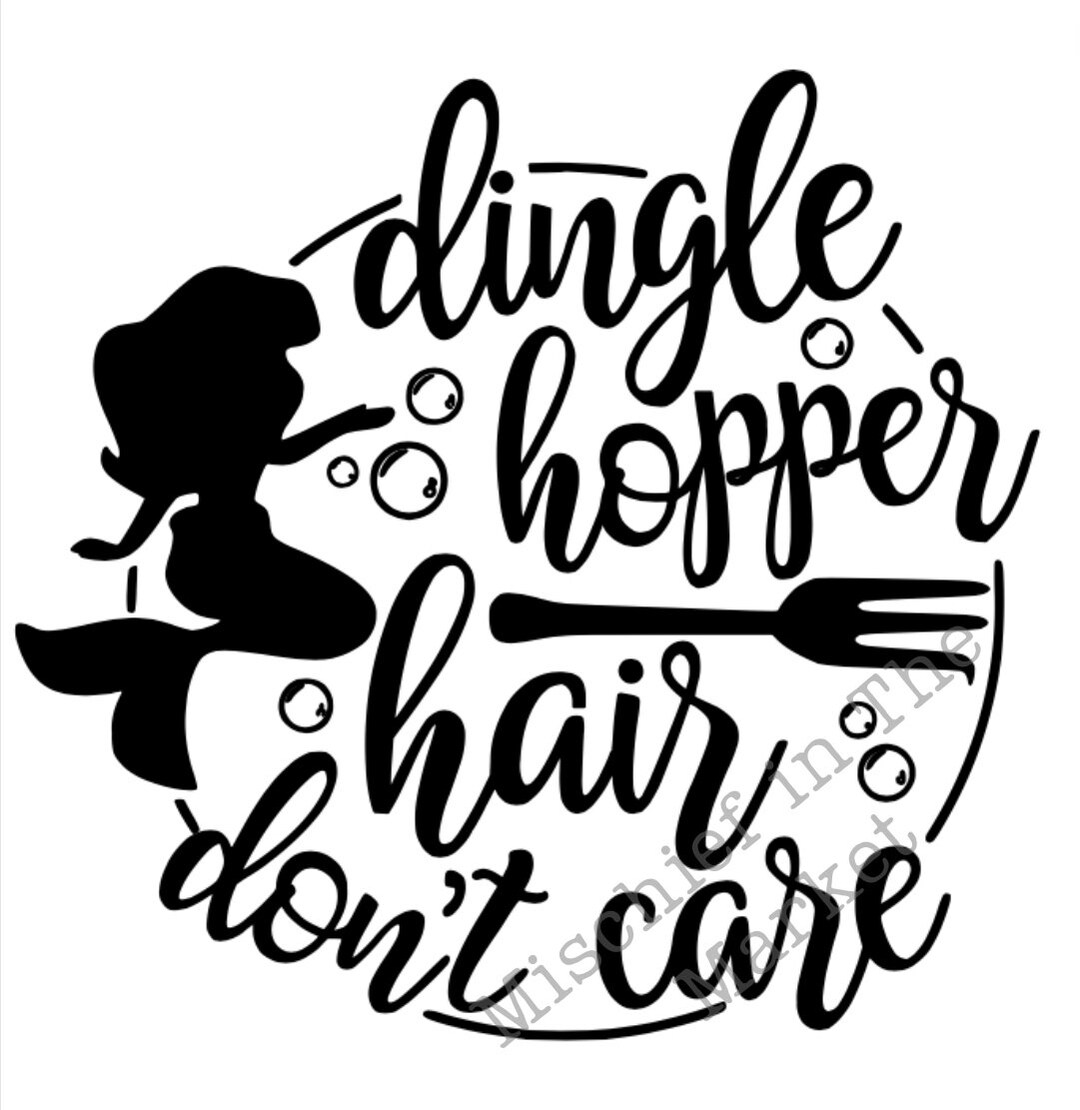 Dingle Hopper Hair-don’t Care-svg - Etsy