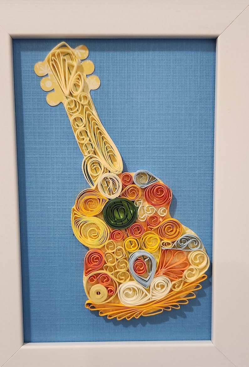 Quilling Guitar in Custom Colors - Etsy