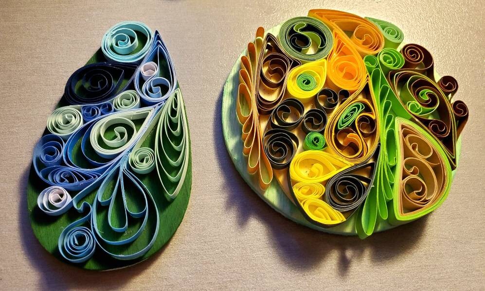 Wood Quilling Refrigerator Magnets - Etsy