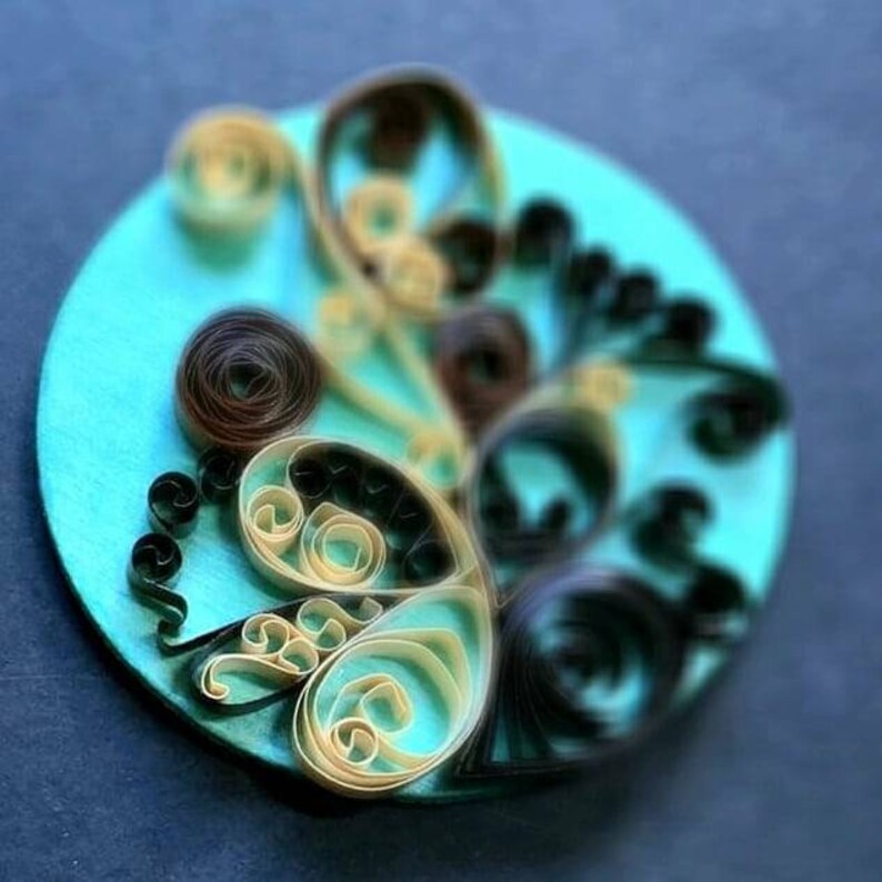 Wood Quilling Refrigerator Magnets - Etsy