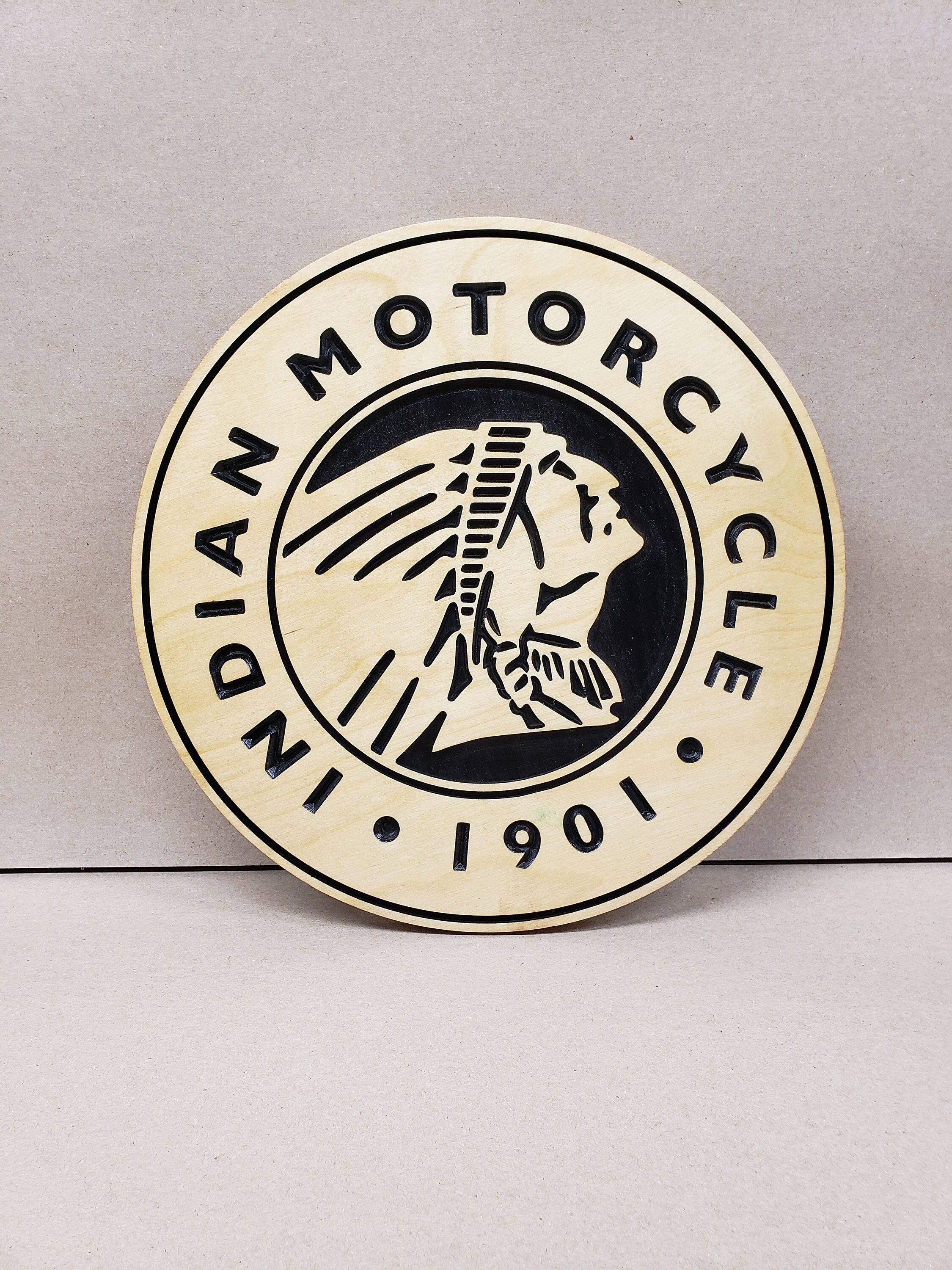 Indian Motorcycle 12 Round Sign - Etsy