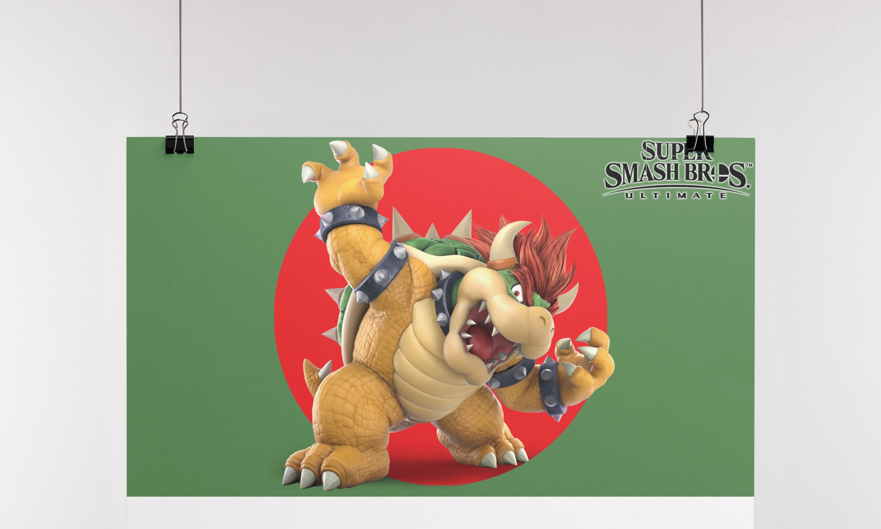 Bowser Super Smash Bros Ultimate Poster Print Limited Edition | Etsy