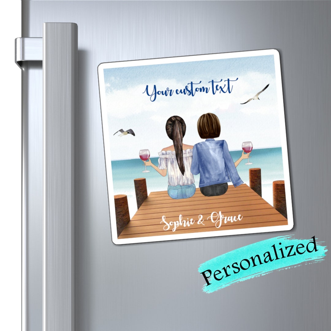 Customized Friendship Magnets Personalized Gifts for Best - Etsy