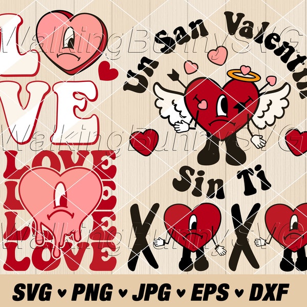 Bad Bunny Valentine Cards - Etsy