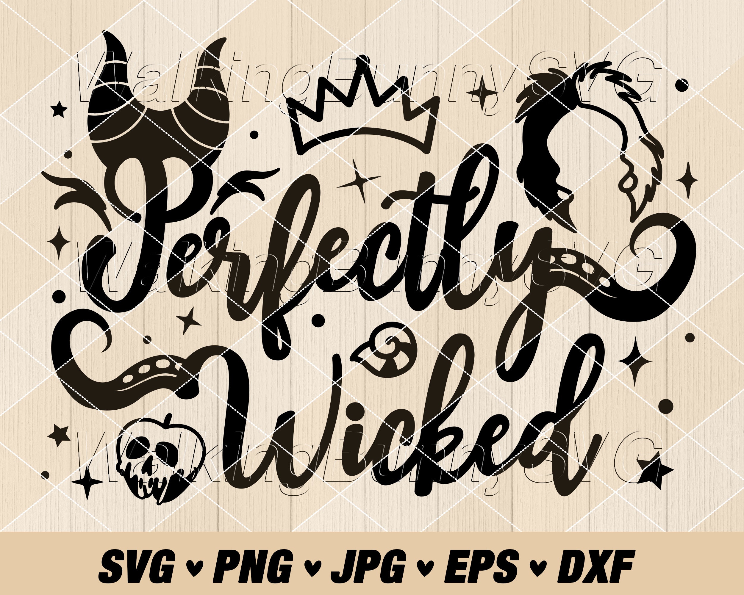 Perfectly Wicked Svg Png Villains Svg Bad Girls Svg Wicked - Etsy Canada