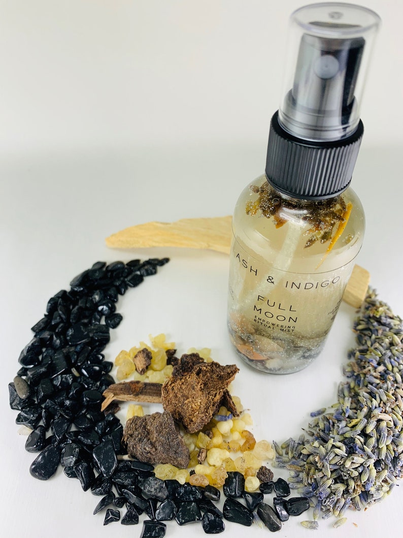 Full Moon Ritual Mist Moon Water Spray Energy Cleansing | Etsy