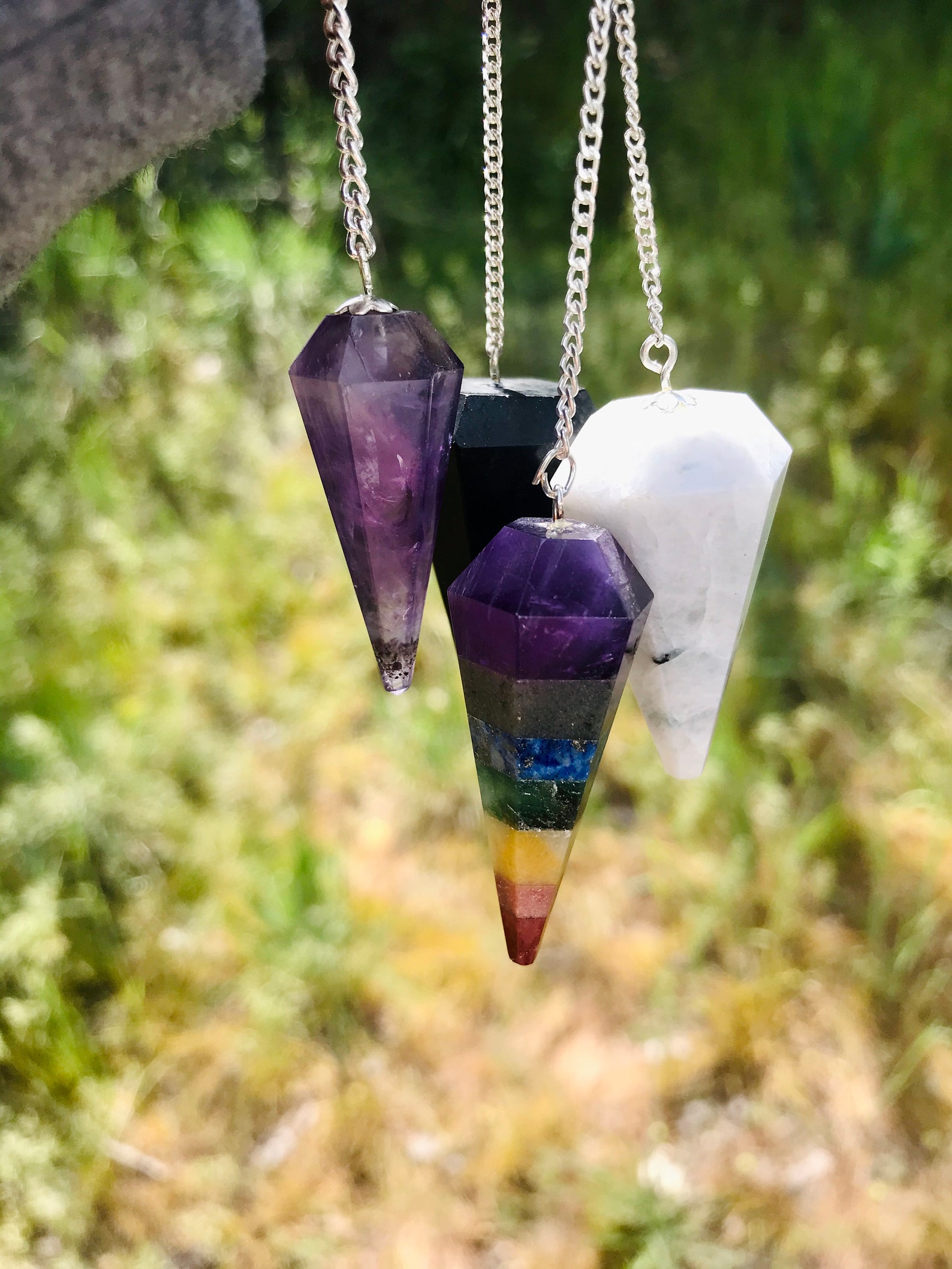 Crystal Pendulum Divination Pendulum Moonstone Pendulum - Etsy