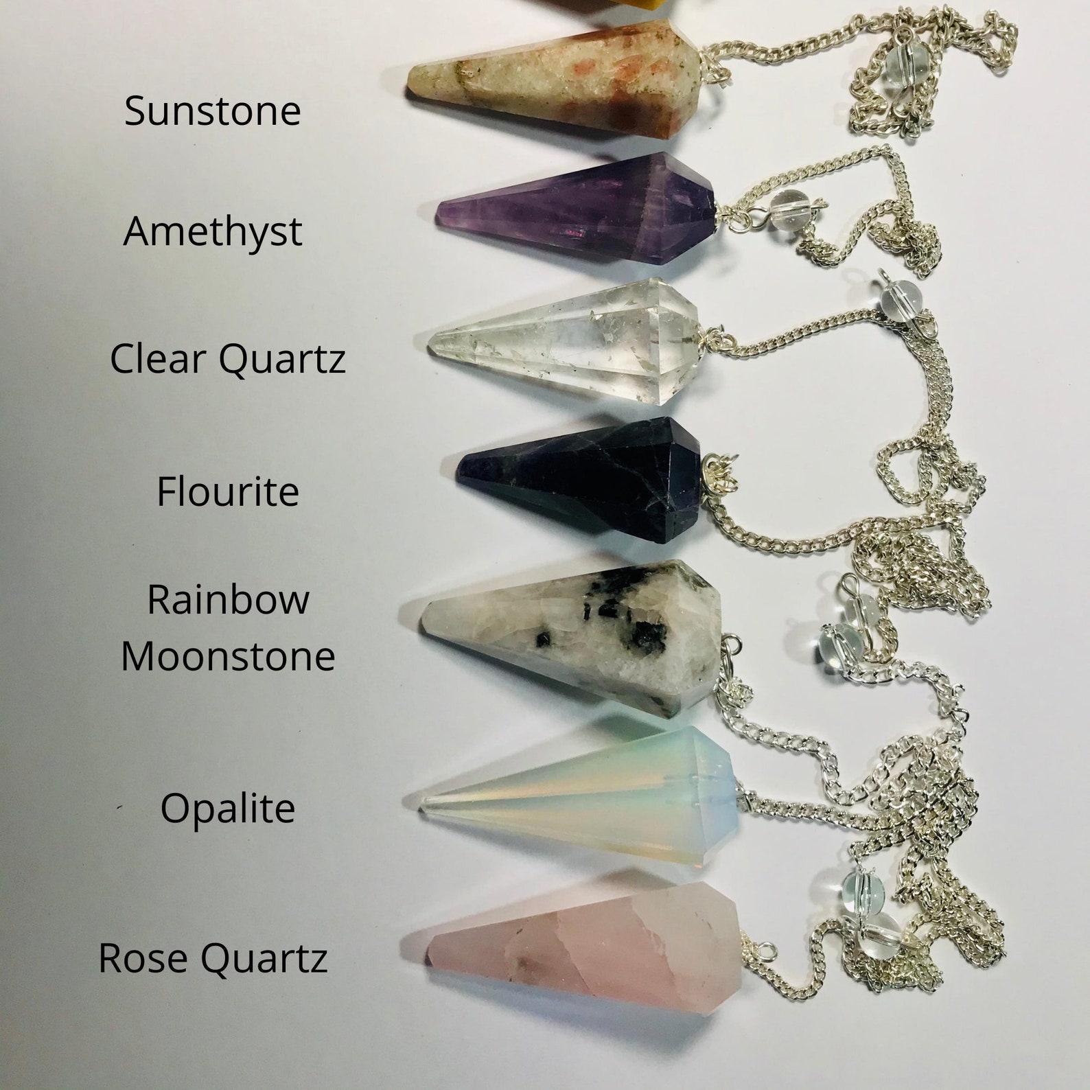 Crystal Pendulum Divination Pendulum Moonstone Pendulum | Etsy