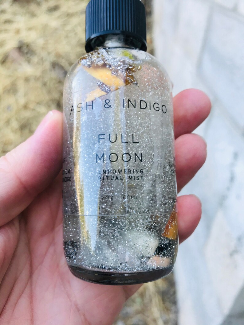 Full Moon Ritual Mist Moon Water Spray Energy Cleansing - Etsy