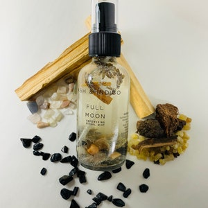 Full Moon Ritual Mist Moon Water Spray Energy Cleansing - Etsy