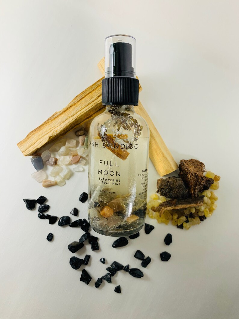Full Moon Ritual Mist Moon Water Spray Energy Cleansing - Etsy