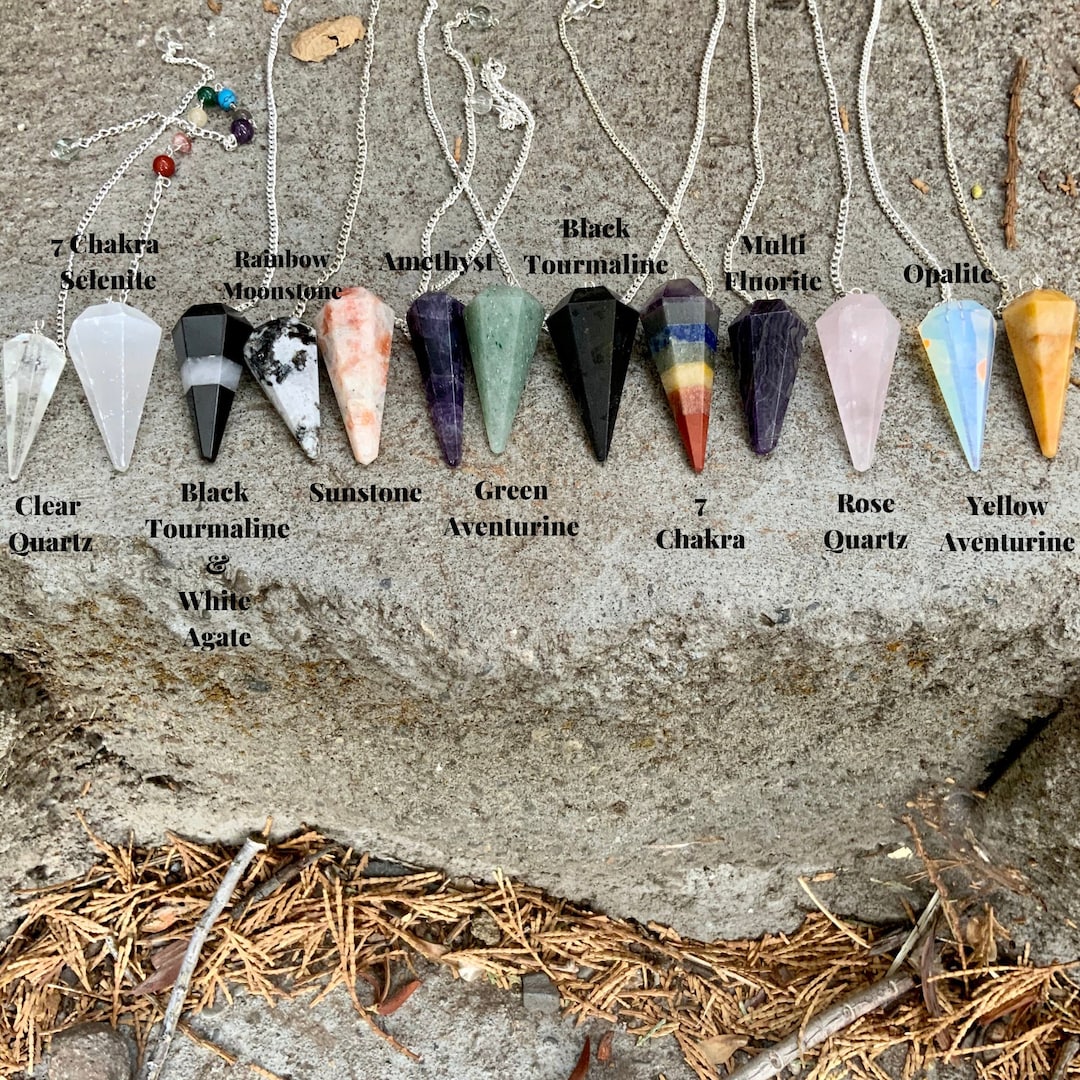 Crystal Pendulum Divination Pendulum Moonstone Pendulum - Etsy