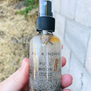 Full Moon Ritual Mist Moon Water Spray Energy Cleansing - Etsy